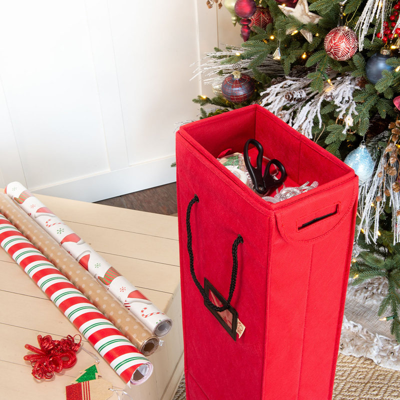 The Holiday Aisle® Vertical Wrapping Paper Storage Container And Reviews